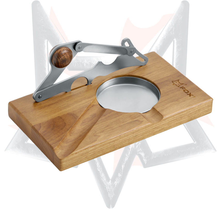 Fox Knives 749/1 Cigar Club Cigar Cutter Set with Wooden Support and ...