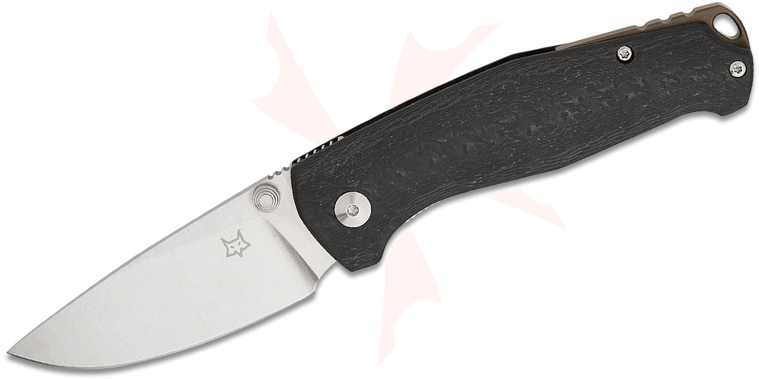 Fox FX-528 Jesper Voxnaes TUR Folding Knife 2.87" Elmax Satin Plain ...