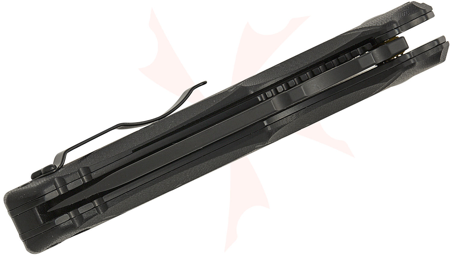 Fox FX-557 B Uro Liner Lock Flipper Knife 3.54" Niolox Black PVD Drop Point Blade, Black G10 ...