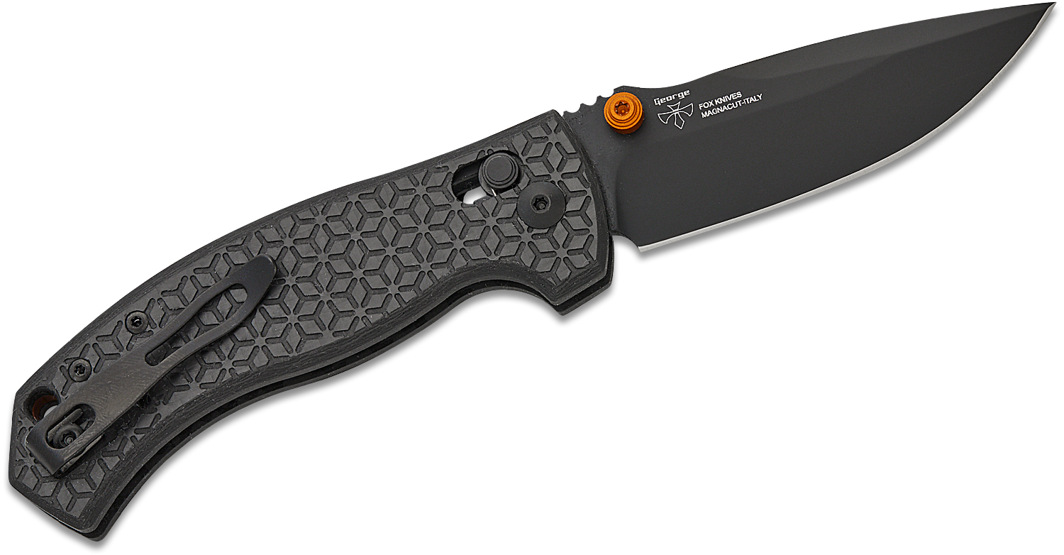 Fox FX-560 CFOR Les George Anzu Crossbar Lock Folding Knife 3.15" CPM ...