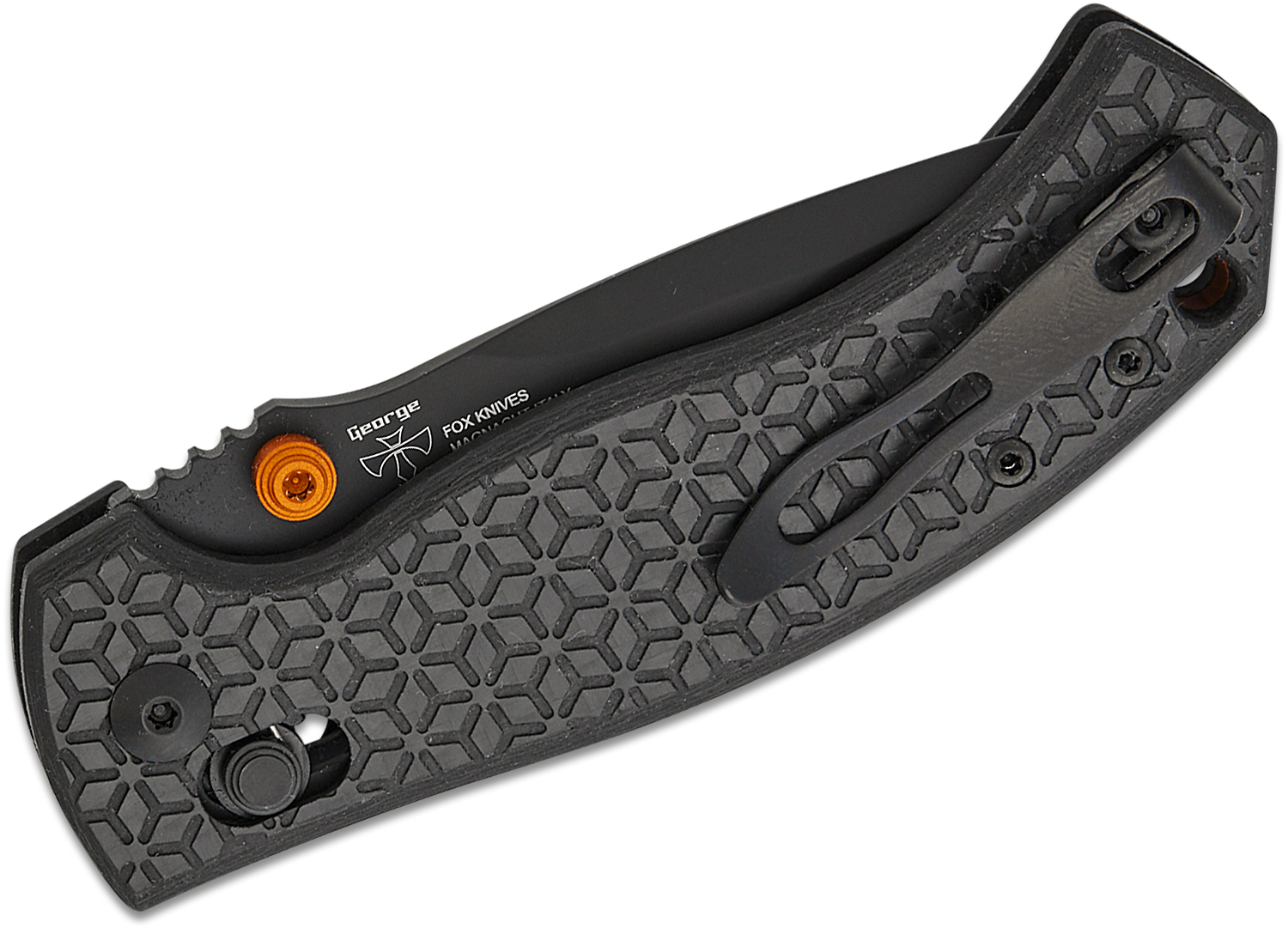 Fox FX-560 CFOR Les George Anzu Crossbar Lock Folding Knife 3.15" CPM ...