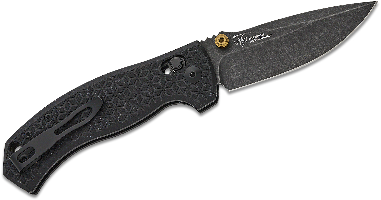Fox FX-560 G10B Les George Anzu Crossbar Lock Folding Knife 3.15" CPM ...