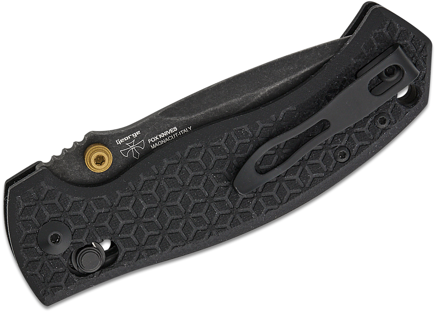 Fox FX-560 G10B Les George Anzu Crossbar Lock Folding Knife 3.15" CPM ...