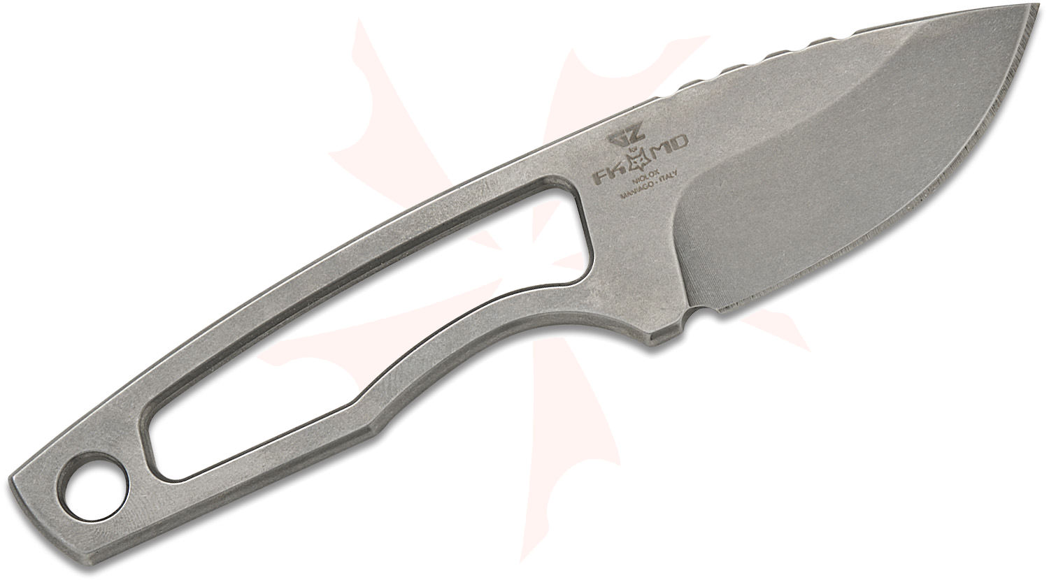 Fox FX-626 KS Short Fixed Blade Knife 2.36" Niolox Stonewashed Drop ...