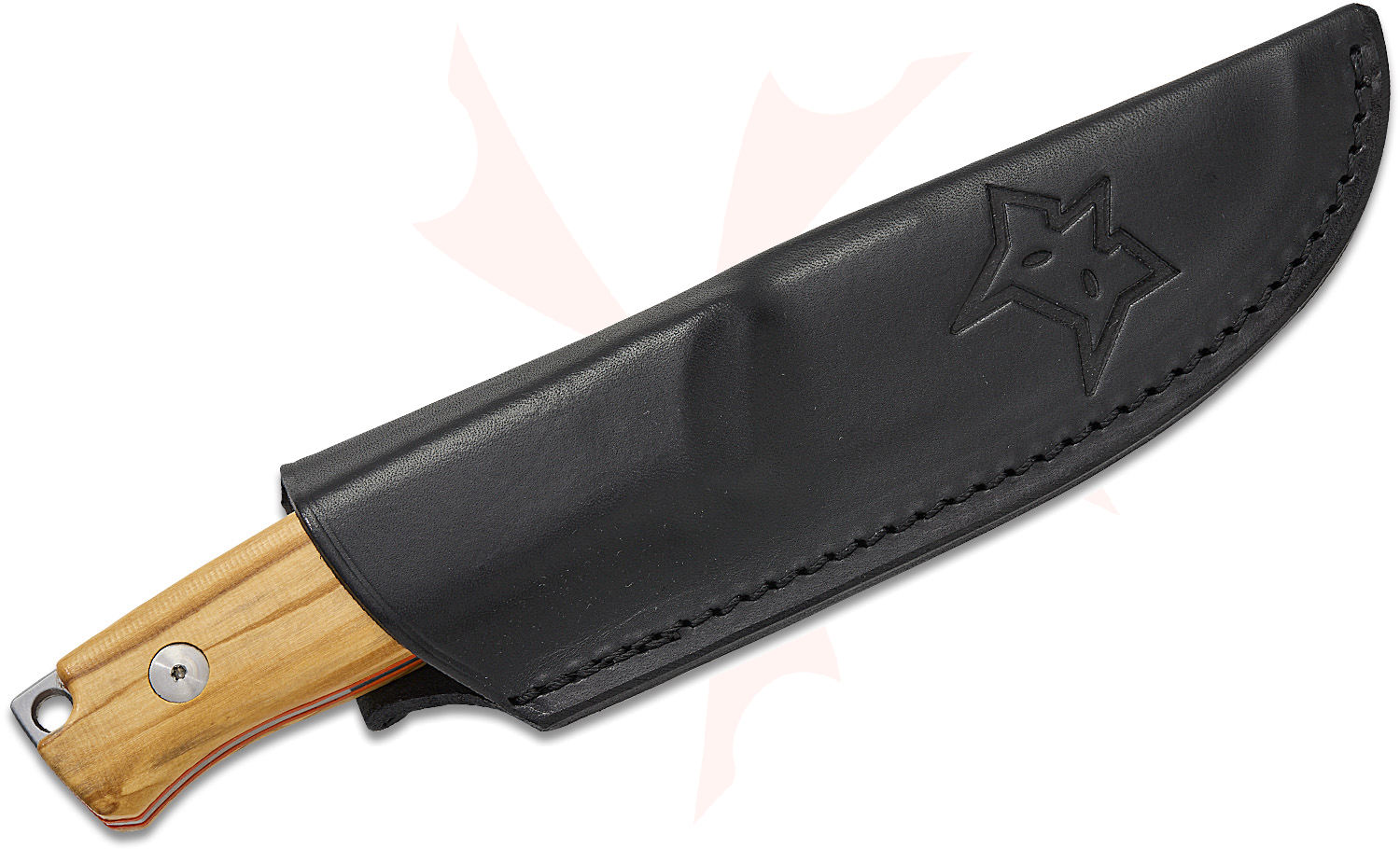 Fox FX-662 OL Rifle Series Receiver Fixed Blade Knife 4.21" Becut Satin ...