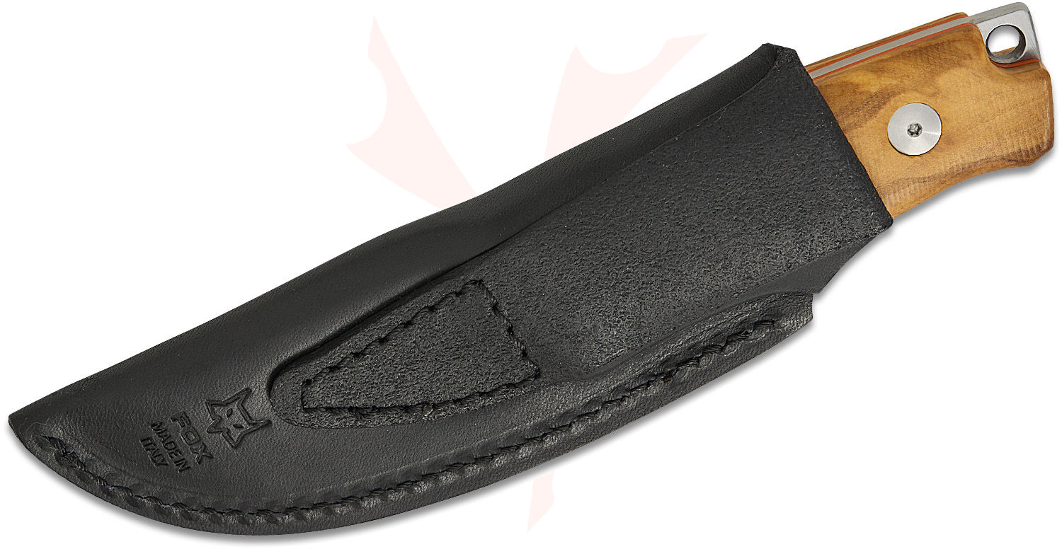 Fox FX-664 OL Rifle Series Muzzle Fixed Blade Knife 3.15" Becut Satin ...