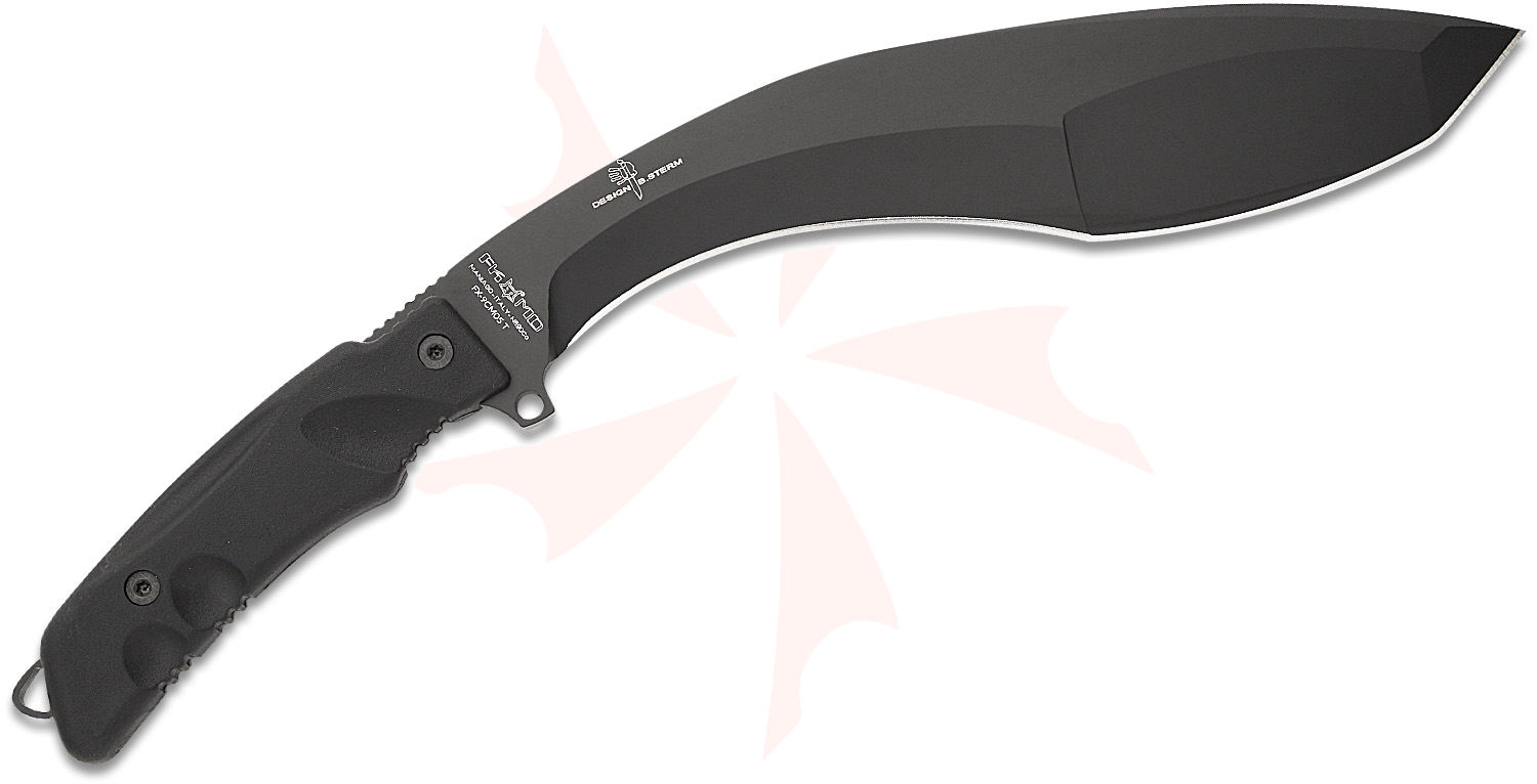Fox FKMD FX-9CM05T Extreme Tactical Kukri Fixed Blade Knife 9.25 ...