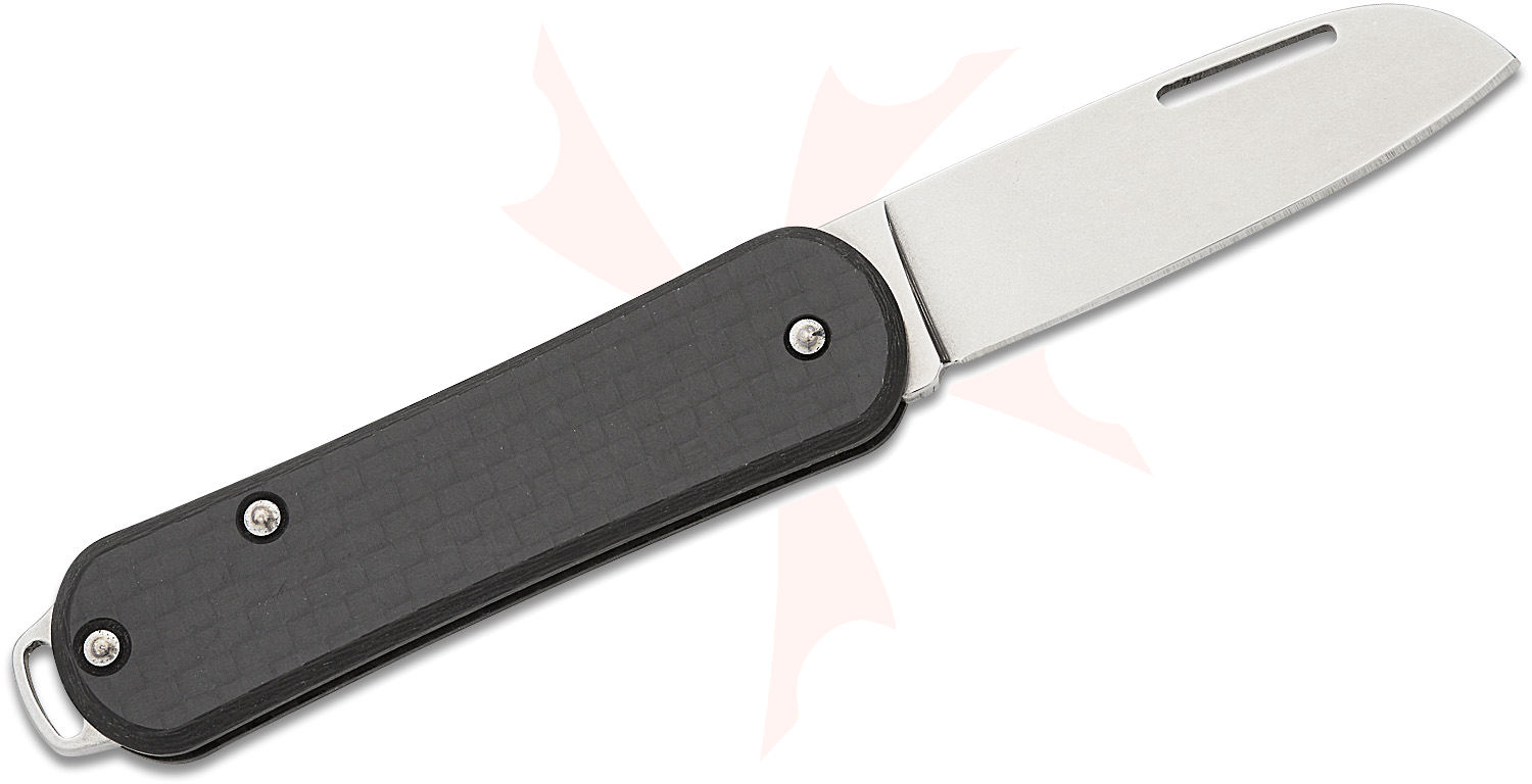 Fox Knives FX-VP108 CF Small Vulpis Slipjoint Folding Knife 1.77" M390 ...