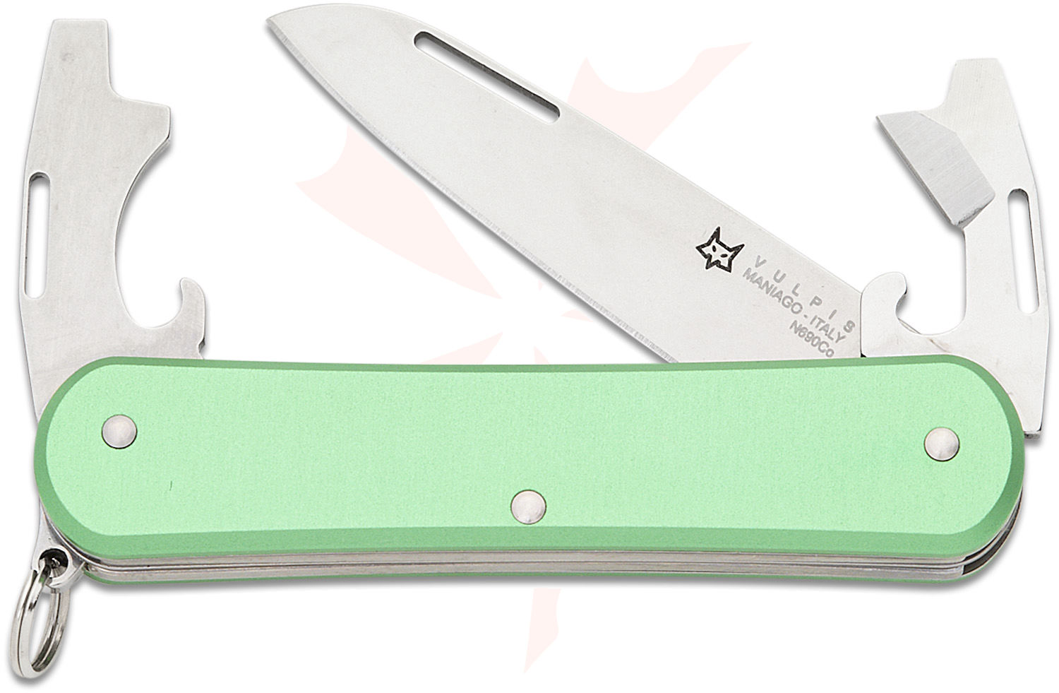 Fox Knives FX-VP130-3 OD Vulpis 3 Multi-Tool, N690 Blade, Green ...
