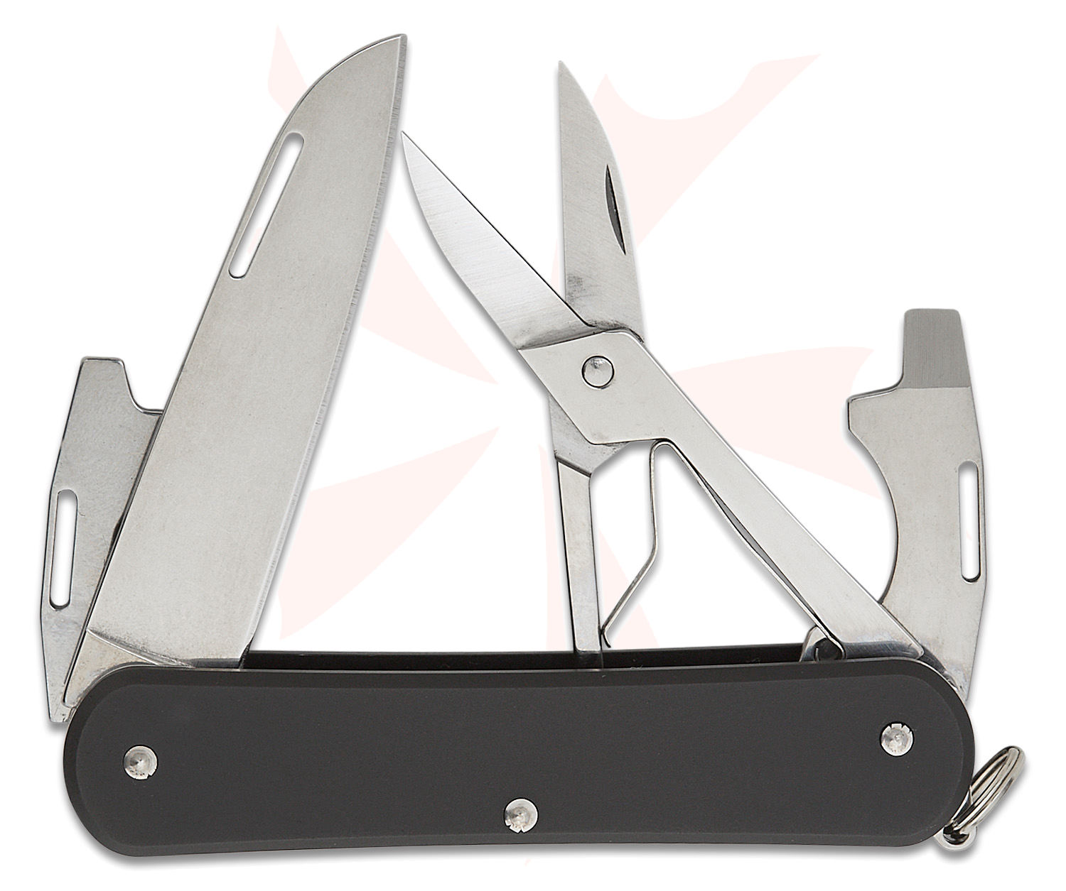 Fox Knives FX-VP130-F4 BK Vulpis F4 Multi-Tool, Black Anodized Aluminum ...