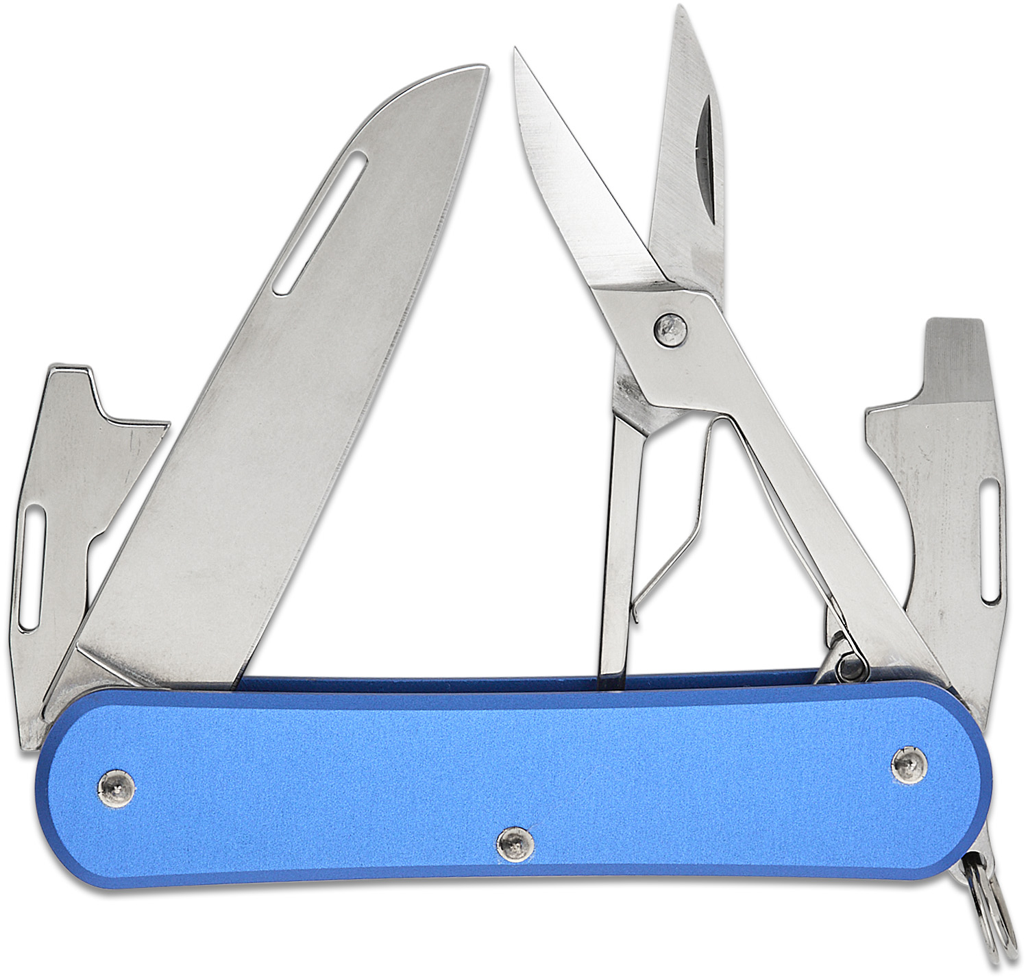 Fox Knives FX-VP130-F4 SB Vulpis F4 Multi-Tool, N690 Blade, Blue ...
