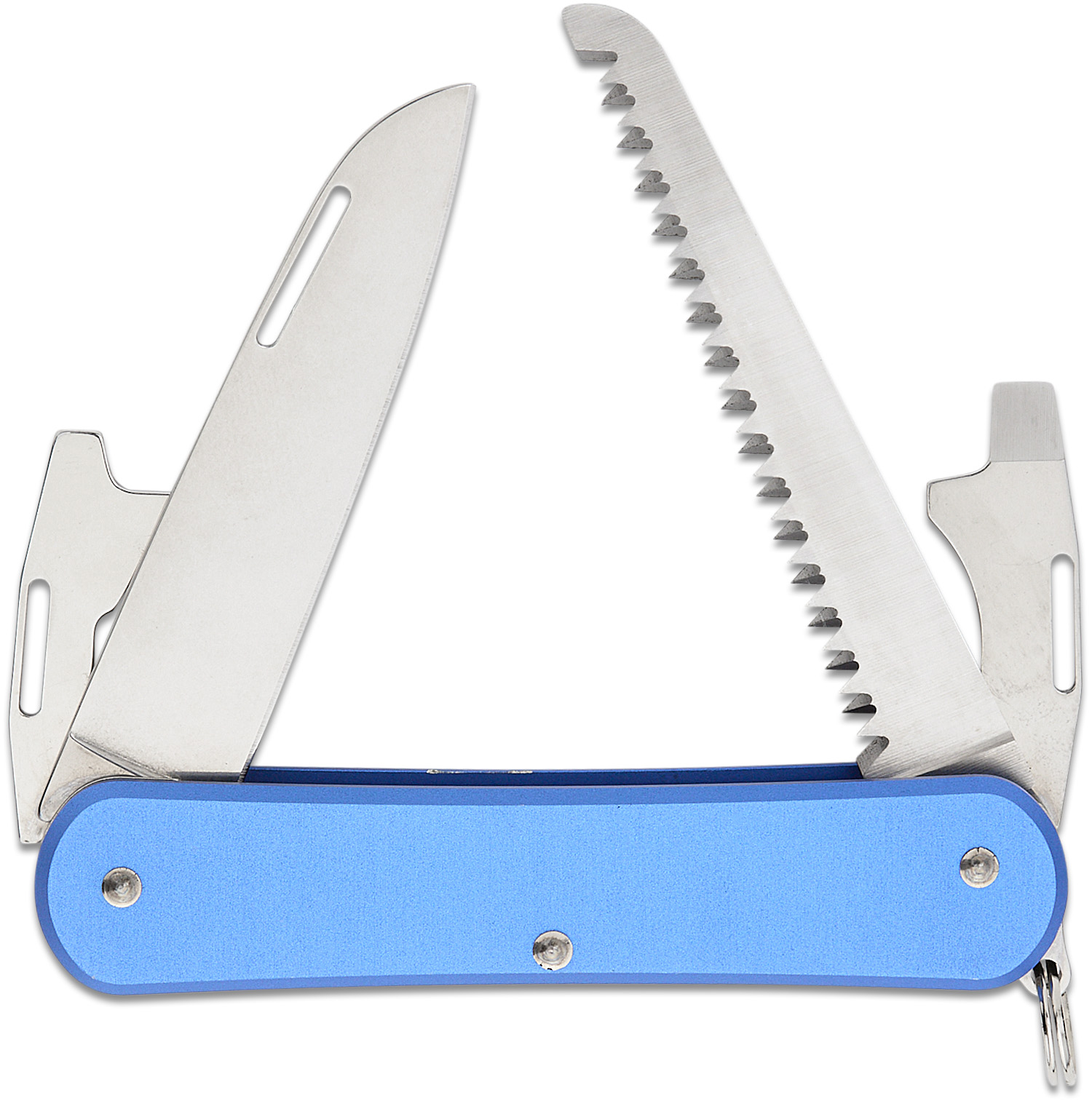 Fox Knives FX-VP130-S4 SB Vulpis S4 Multi-Tool, N690 Blade, Blue ...