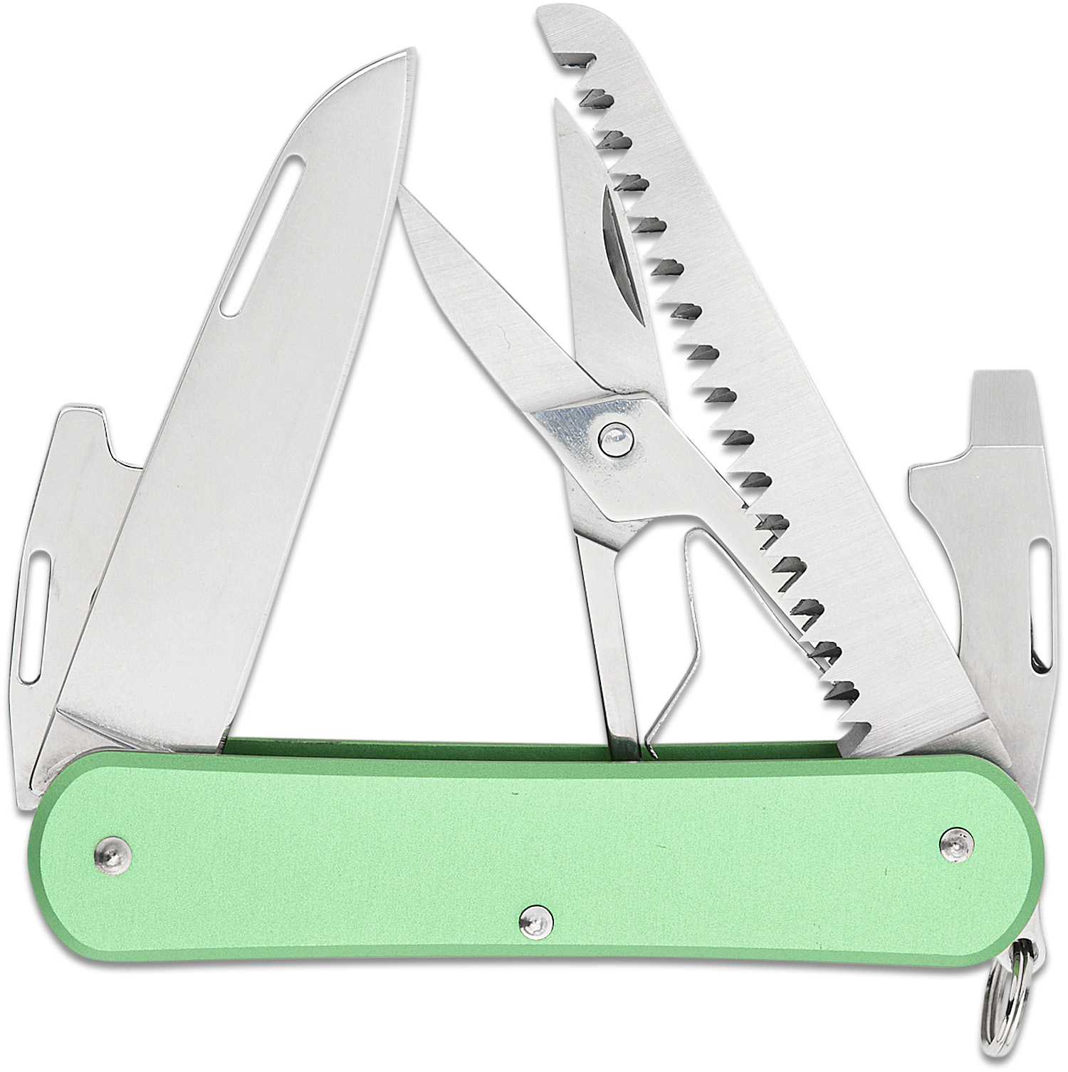 Fox Knives FX-VP130-SF5 OD Vulpis SF5 Multi-Tool, Green Anodized ...