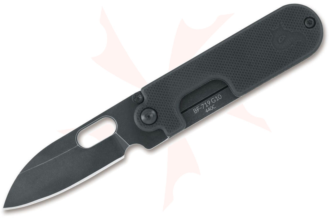 Fox BlackFox BF-719G10 Panchenko Bean Gen 2 Slipjoint Folding Knife 2 ...