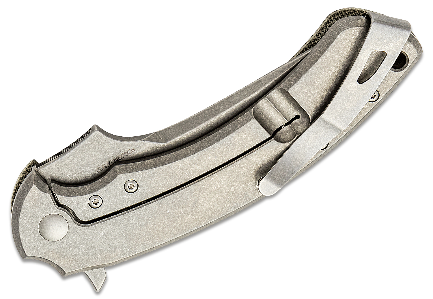 Fox/Bastinelli Creations FX-537 SW Geco Flipper Knife 3.35" N690Co ...