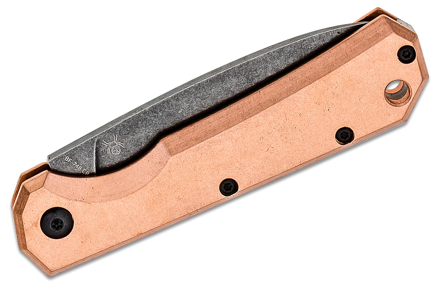 Fox BlackFox BF-748 CR Ciol Folding Knife 2.76" 440C Black Stonewashed ...