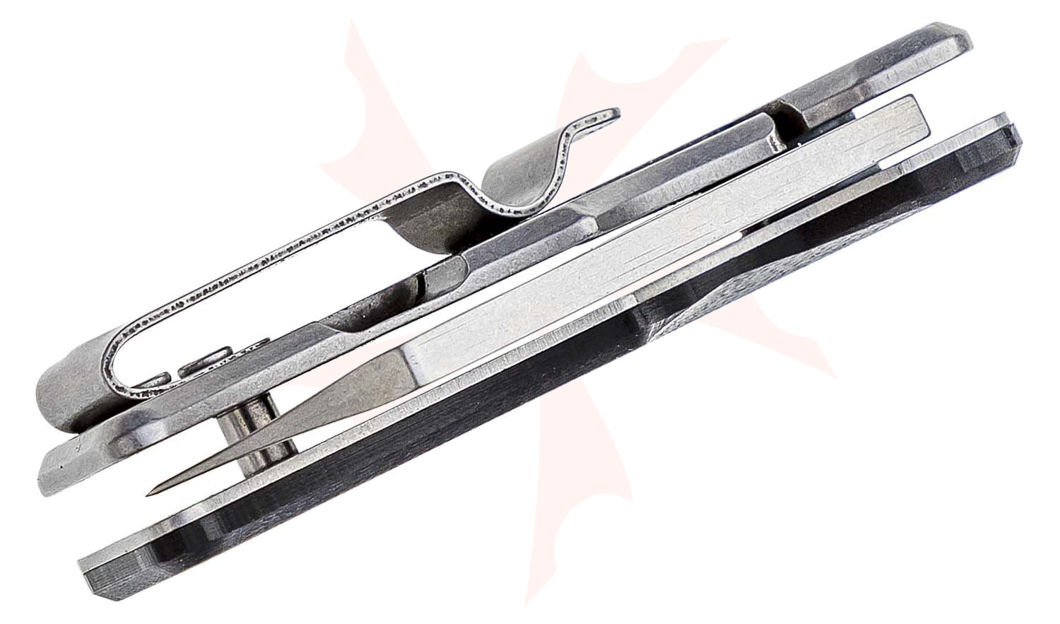 Fox BlackFox BF-752 Kit Folding Knife 1.97" 440C Stonewashed Sheepsfoot ...