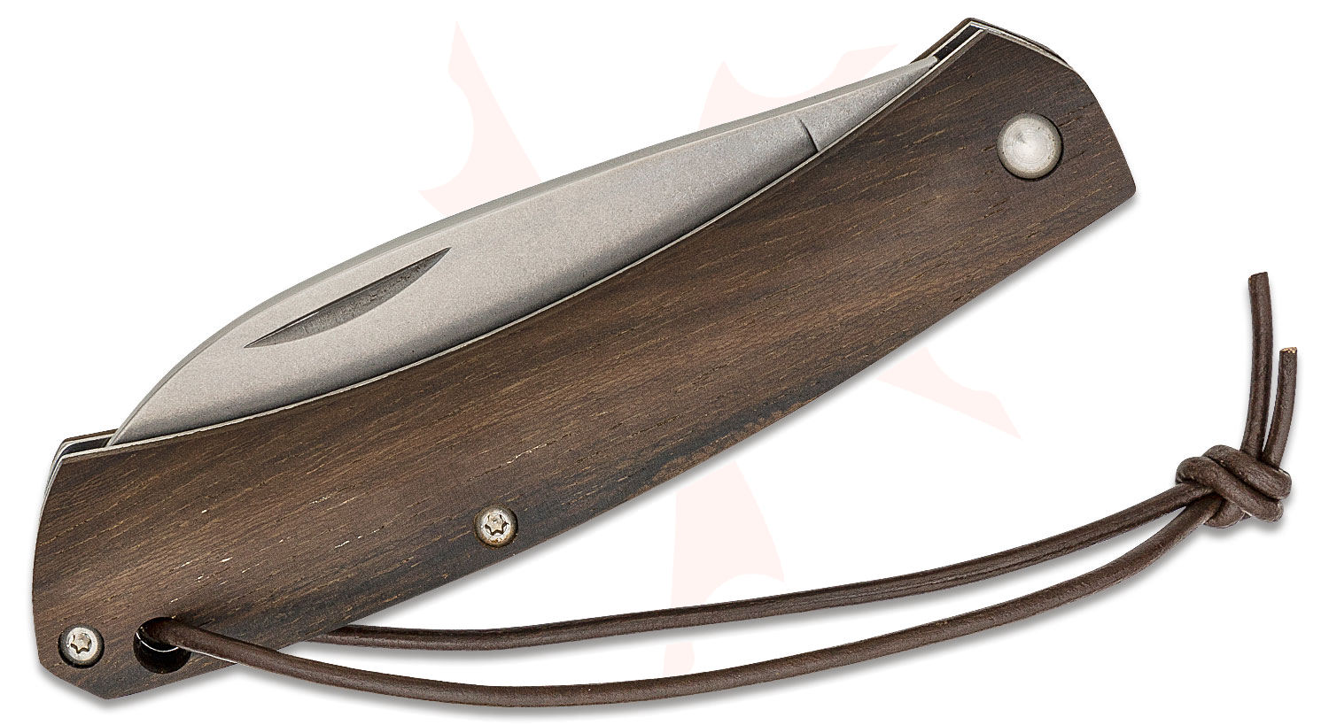 Fox FX-230 ZW Nauta Slipjoint Folding Knife 3.30" 420C Stonewash Plain Blade, Zircote Wood ...