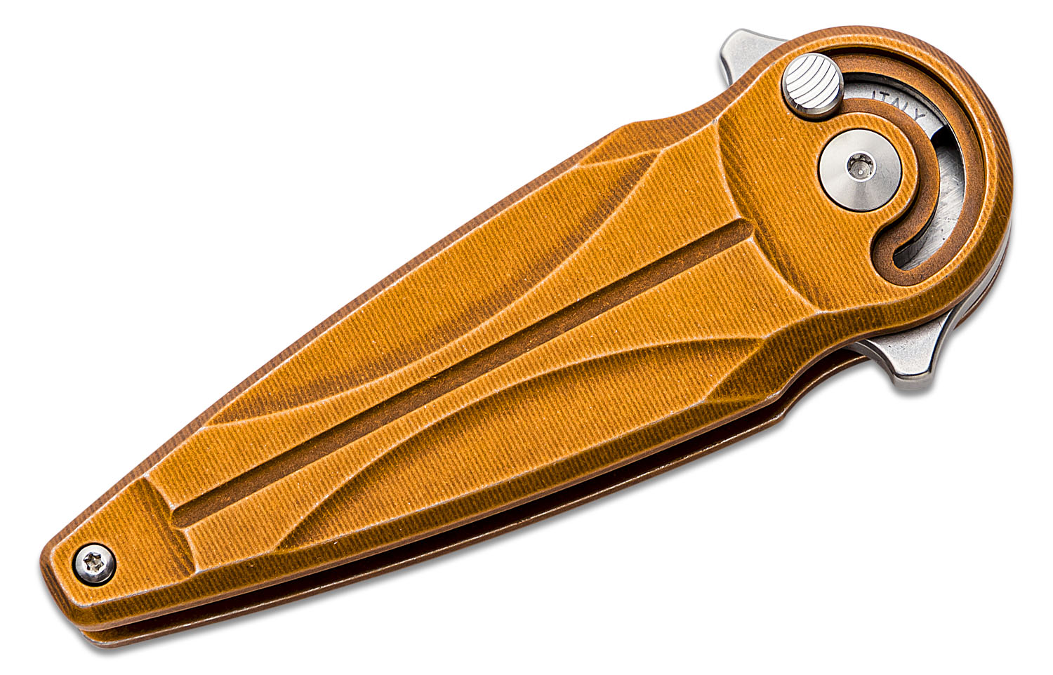 Fox FX-551 ALCO Saturn Flipper Knife 2.56" N690 Stonewashed Single-Edge ...