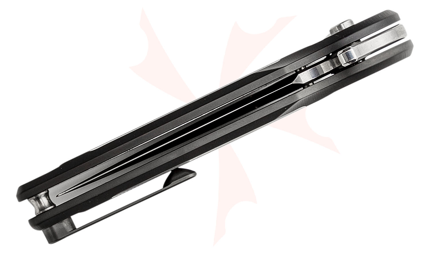 Fox FX-551 SX Ti Left-Handed Saturn Flipper Knife 2.56" M390 Satin ...