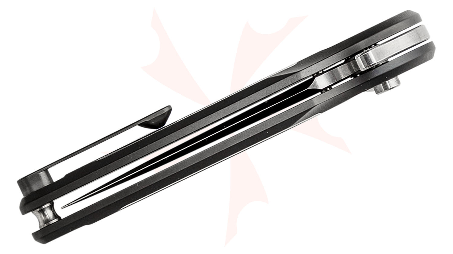Fox FX-551 Ti Saturn Flipper Knife 2.56" M390 Satin Spear Point Blade ...