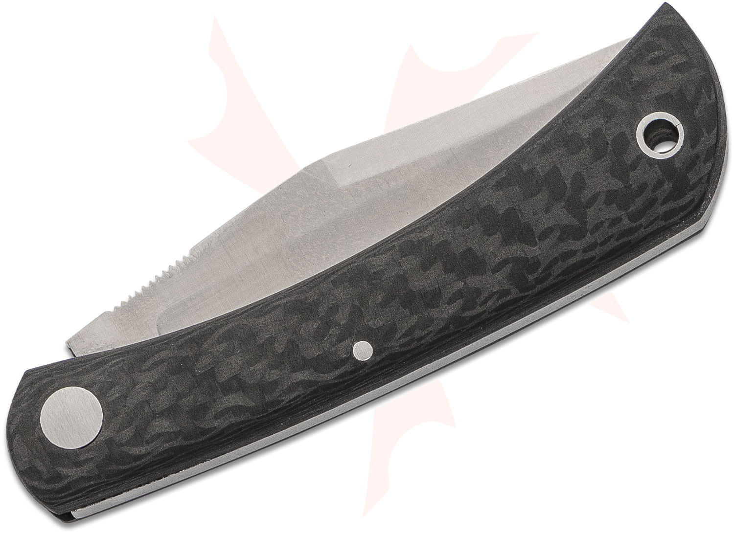 Fox FX-582 CF Libar Slipjoint Folding Knife 2.75" M390 Satin Plain ...