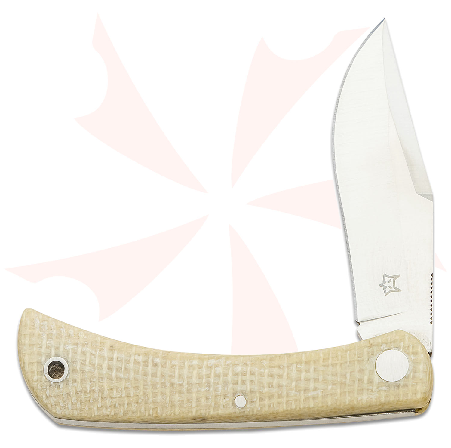Fox FX-582 MI Libar Slipjoint Folding Knife 2.75" M390 Satin Plain ...
