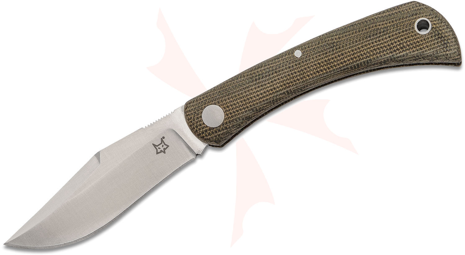 Fox FX-582 Libar Slipjoint Folding Knife 2.75" M390 Satin Plain Blade ...