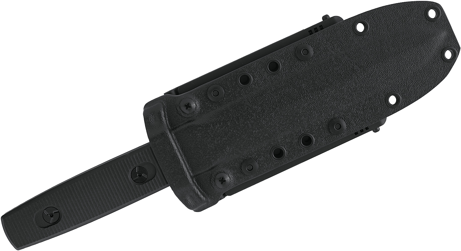 Fox FX-595 Arditi Fixed Blade Knife 6.88" Black Double Edge Blade ...