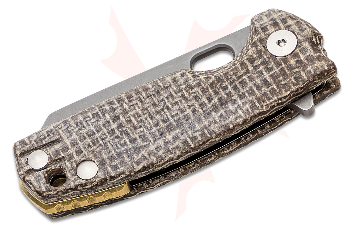 Fox FX-608 MC Jesper Voxnaes Baby Core Flipper Knife 2.36" M390 Gray ...