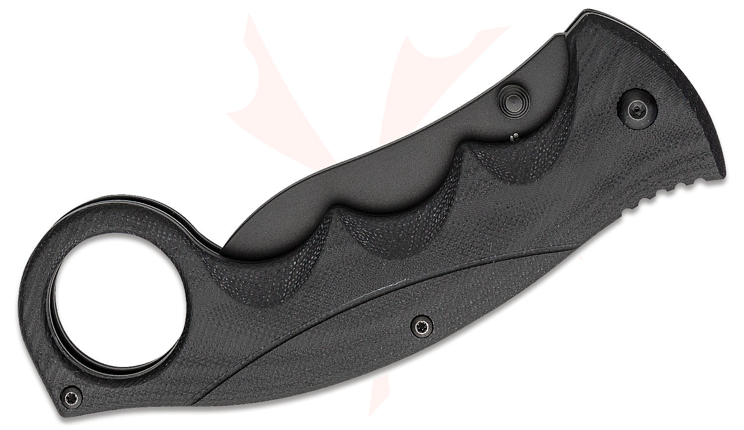 Fox Russ Kommer 622 Alaskan Hunter Folding Knife 2.83" Black Modified ...