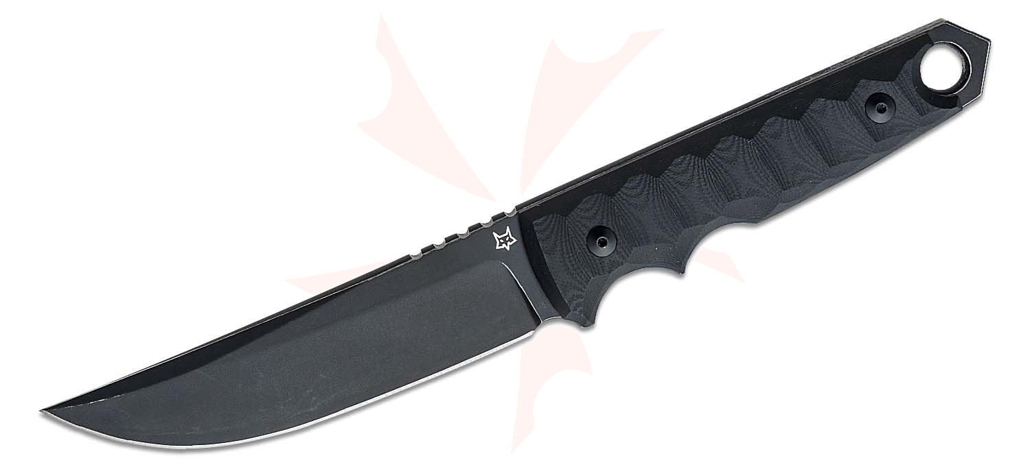 Fox FX-634 Ryu Tactical Tanto Fixed Blade Knife 5.31" Niolox Black ...