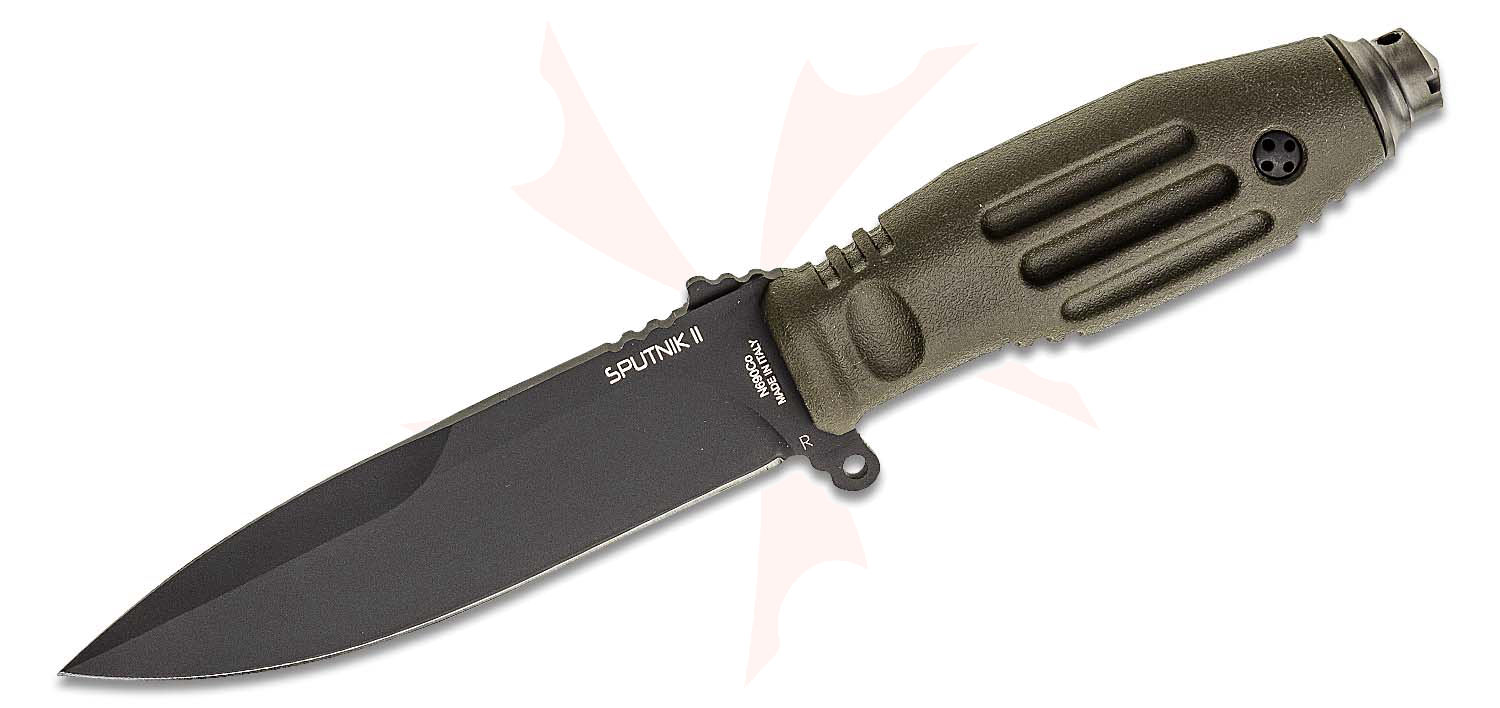 Fox FKMD FX-811G Mars Sputnik 11 Fixed Blade Knife 5.43" N690 Black ...