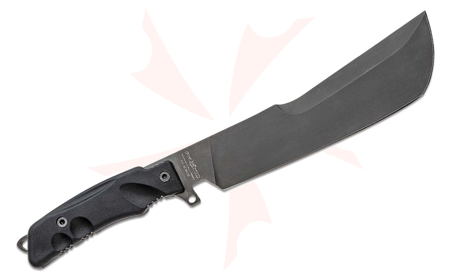Fox FX-9CM02B Golok Hitam Machete 8.86" N690Co Gunmetal PVD Blade ...