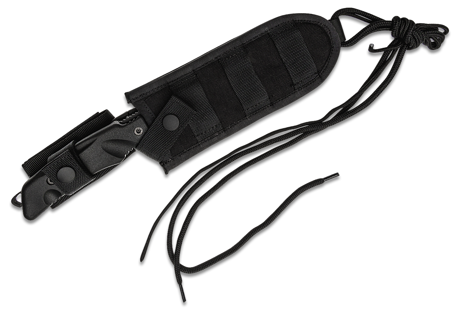 Fox FX-9CM06 Parus Fixed Blade Knife 6.89" N690 Black Cerakote Recurve ...