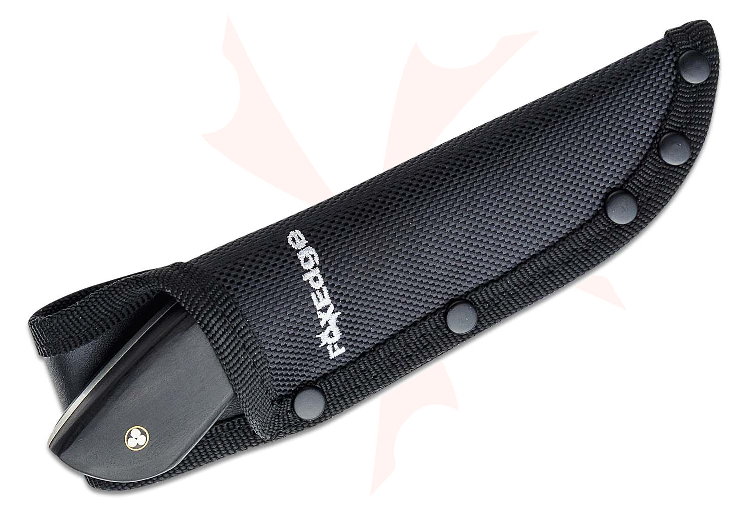 Fox Edge FE007 Fixed Blade Knife 3" Satin Wharncliffe Blade, Black ...