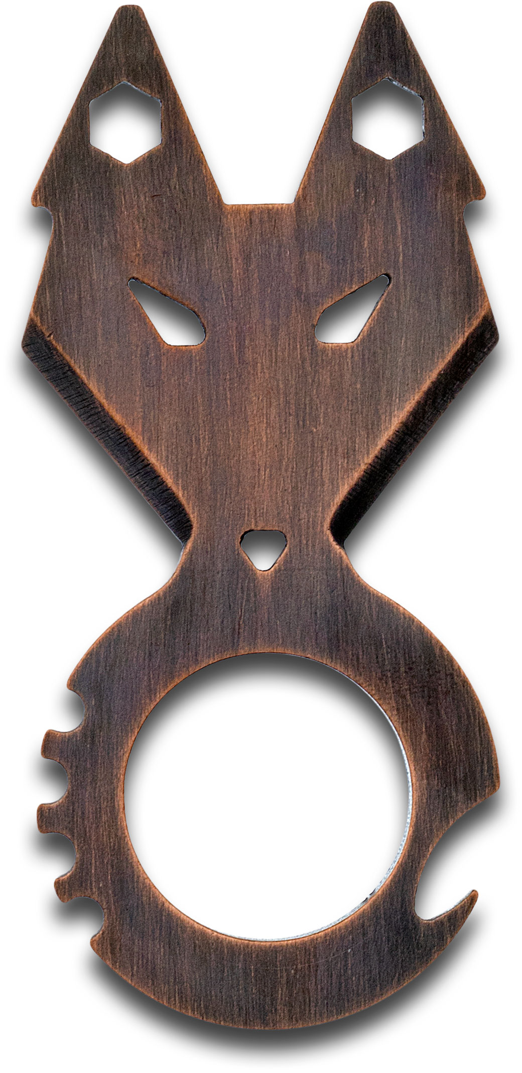 FoxTool Distressed Copper Bottle Opener - KnifeCenter - Discontinued