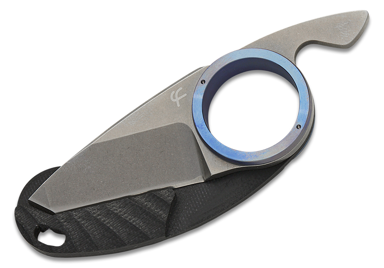 Fred Perrin La Griffe Friction Folding Neck Knife 1.5" Stonewashed ...