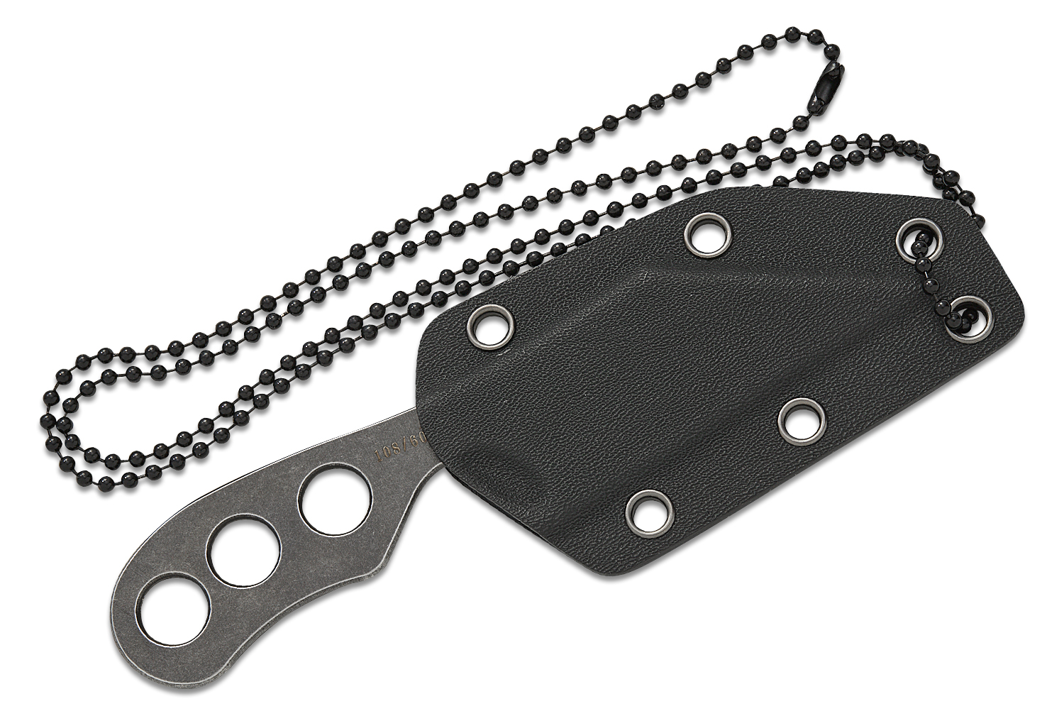 Fred Perrin Limited Edition Fusion Slim Neck Knife 3.25" Black ...