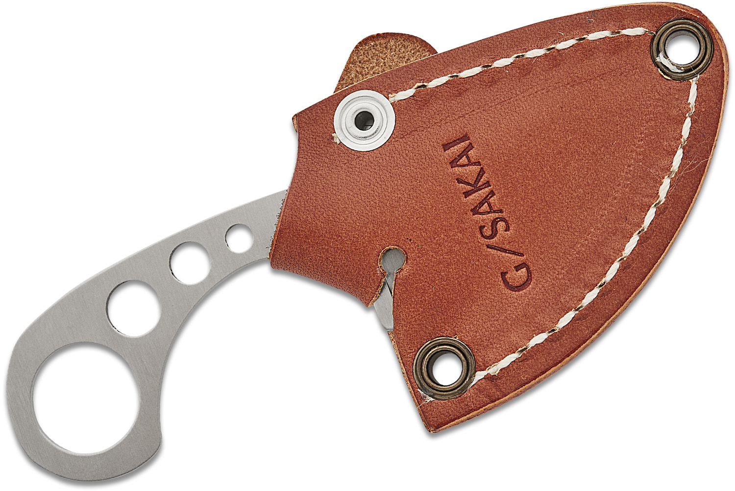 G. Sakai Skinner Fixed Blade Neck Knife 1.55" VG-10 Satin Skinner Blade ...