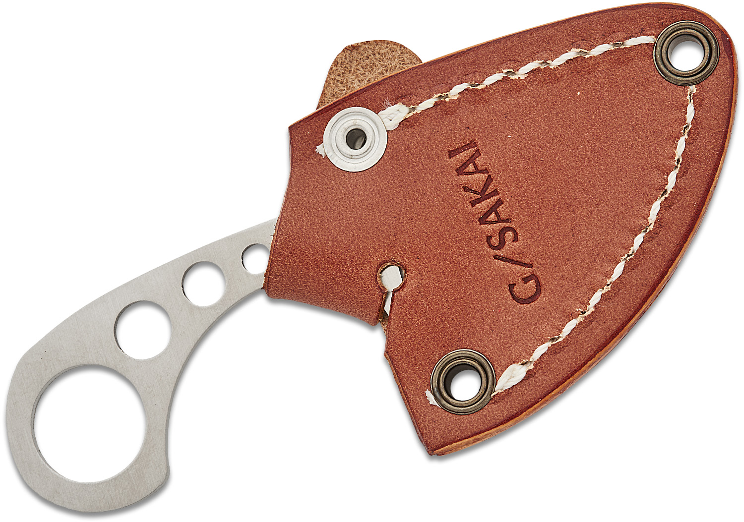 G. Sakai Skinner Fixed Blade Neck Knife 1.55" VG-XEOS Satin Skinner ...