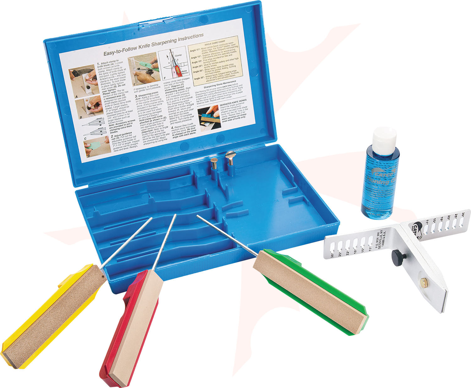 GATCO 3-Stone Knife Sharpening System - KnifeCenter - 10003