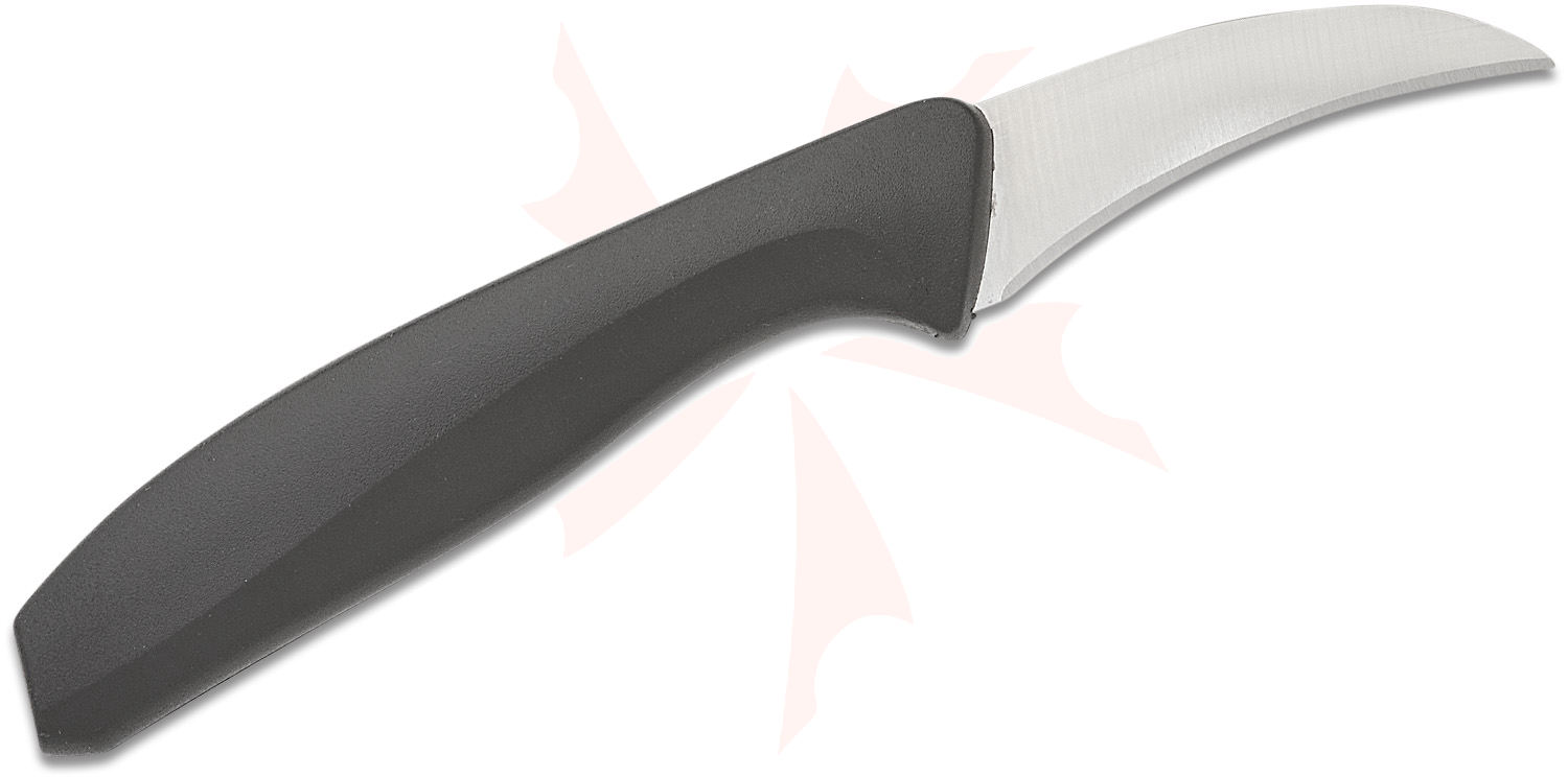 GATCO Everyday Kitchen Utensils Curved Paring Knife 6" Overall, Black ...