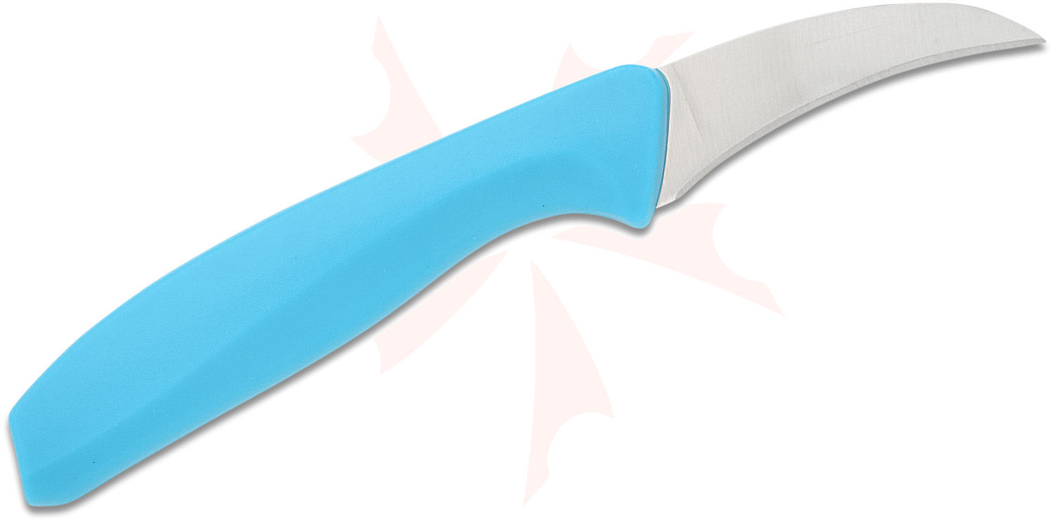GATCO Everyday Kitchen Utensils Curved Paring Knife 6" Overall, Teal ...