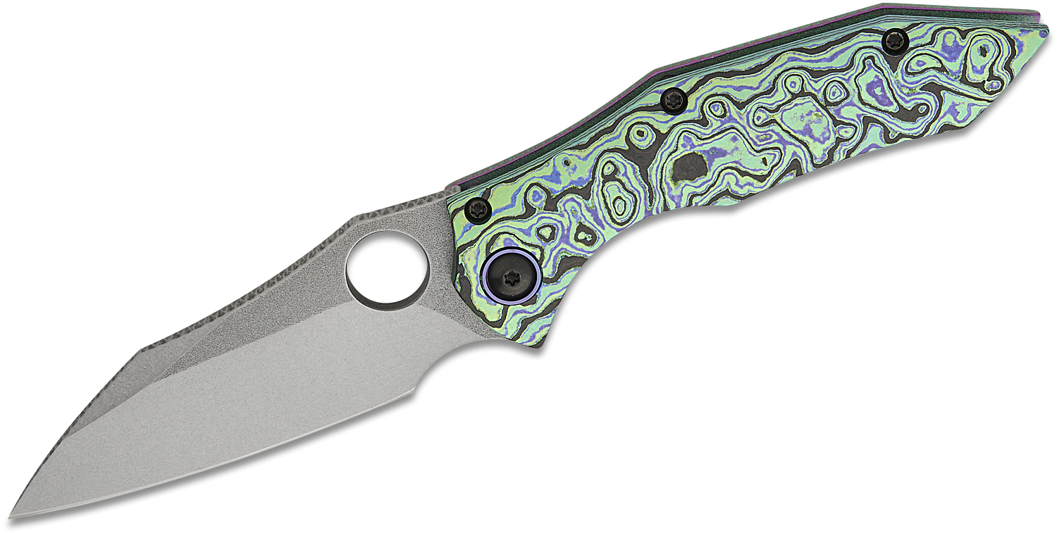 Gavko Knives Michal Gavac Custom High Fin Frame Lock Folding Knife 3.25 ...