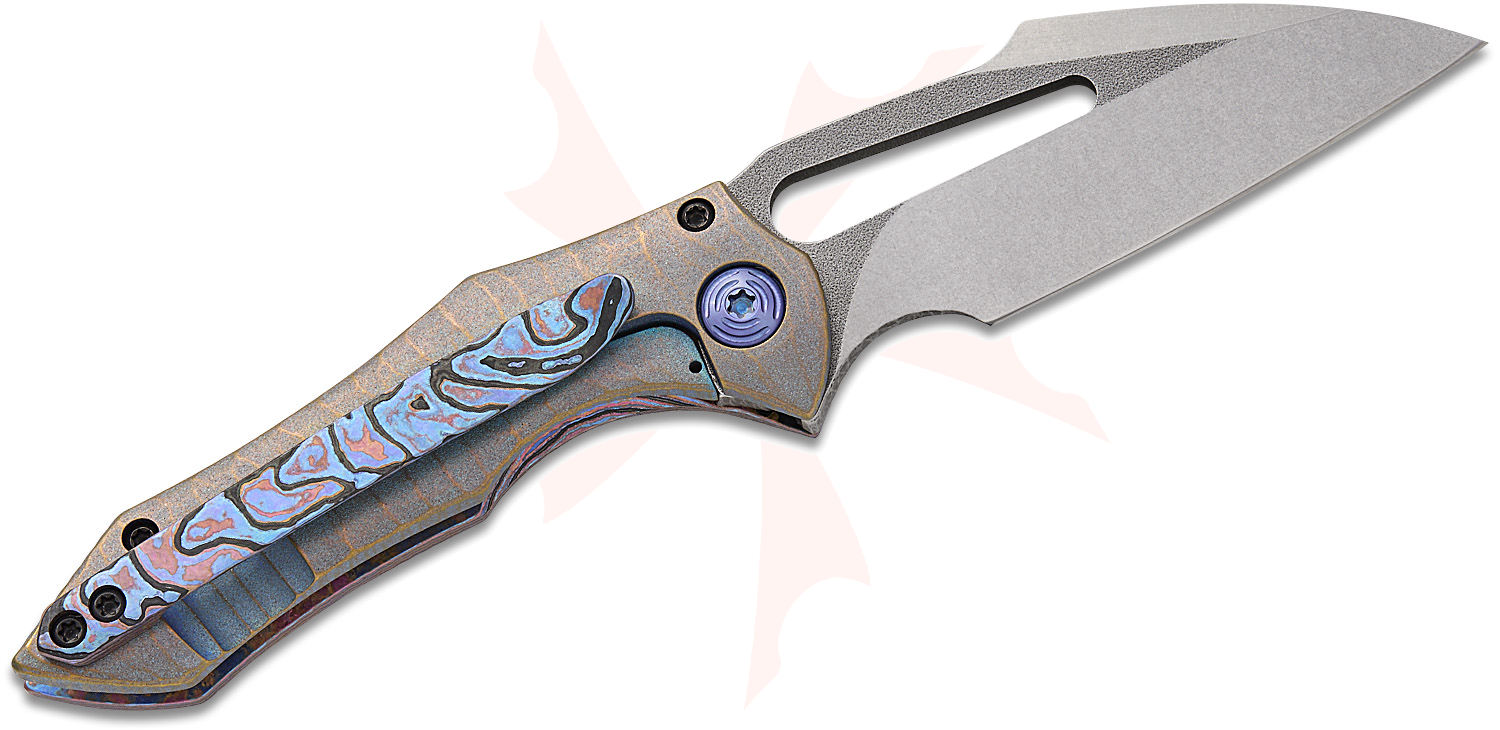 Gavko Knives Michal Gavac Custom High Fin Variant Frame Lock Folding ...