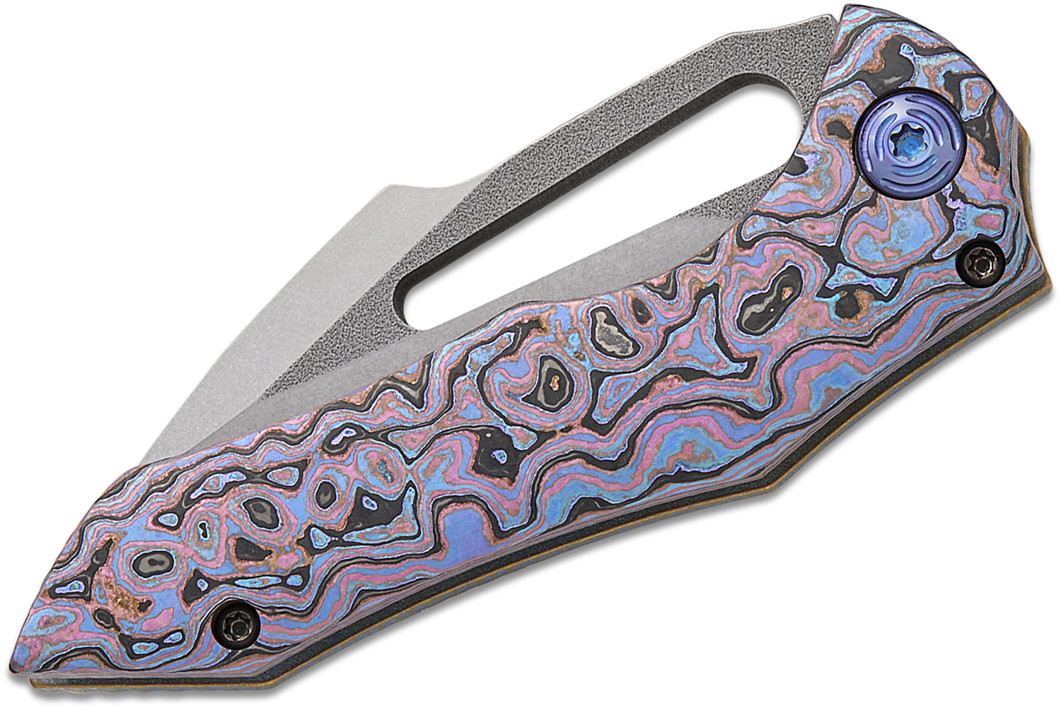 Gavko Knives Michal Gavac Custom High Fin Variant Frame Lock Folding ...