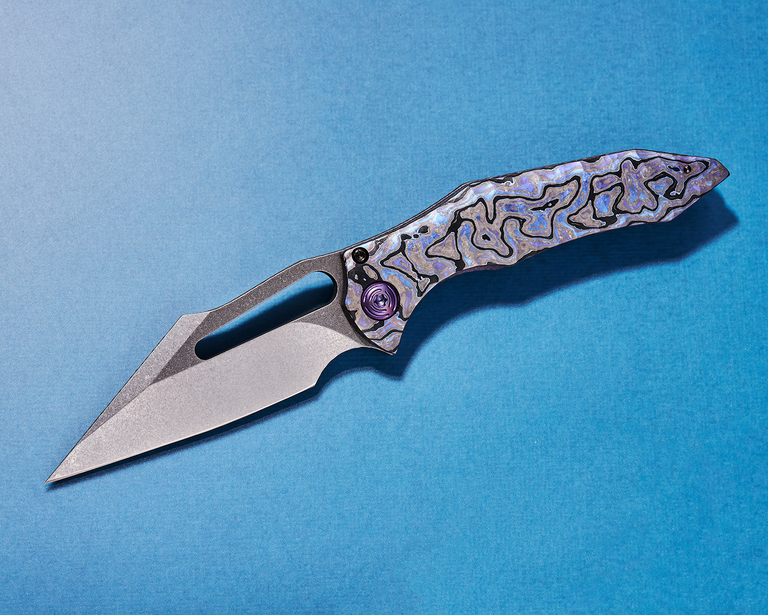 Gavko Knives Michal Gavac Custom One-Off Frame Lock Folding Knife 3.125 ...