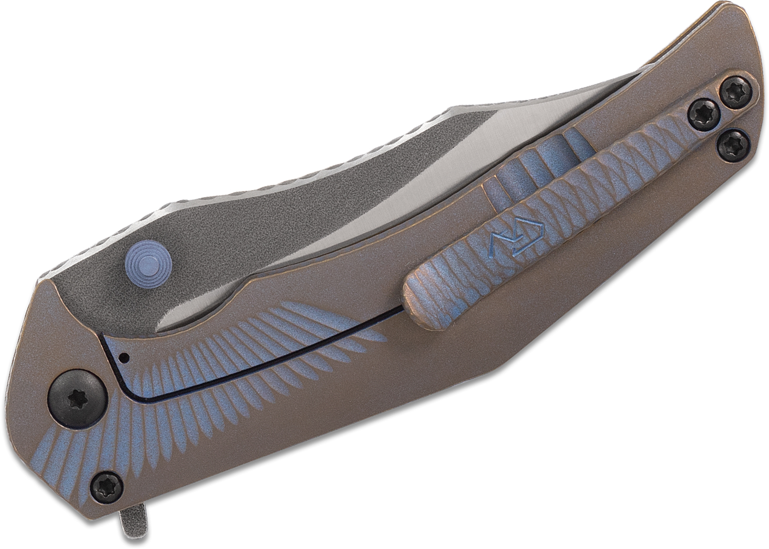 Gavko Knives Michal Gavac Custom Small Trasher Flipper Knife 3.5" Nitro ...