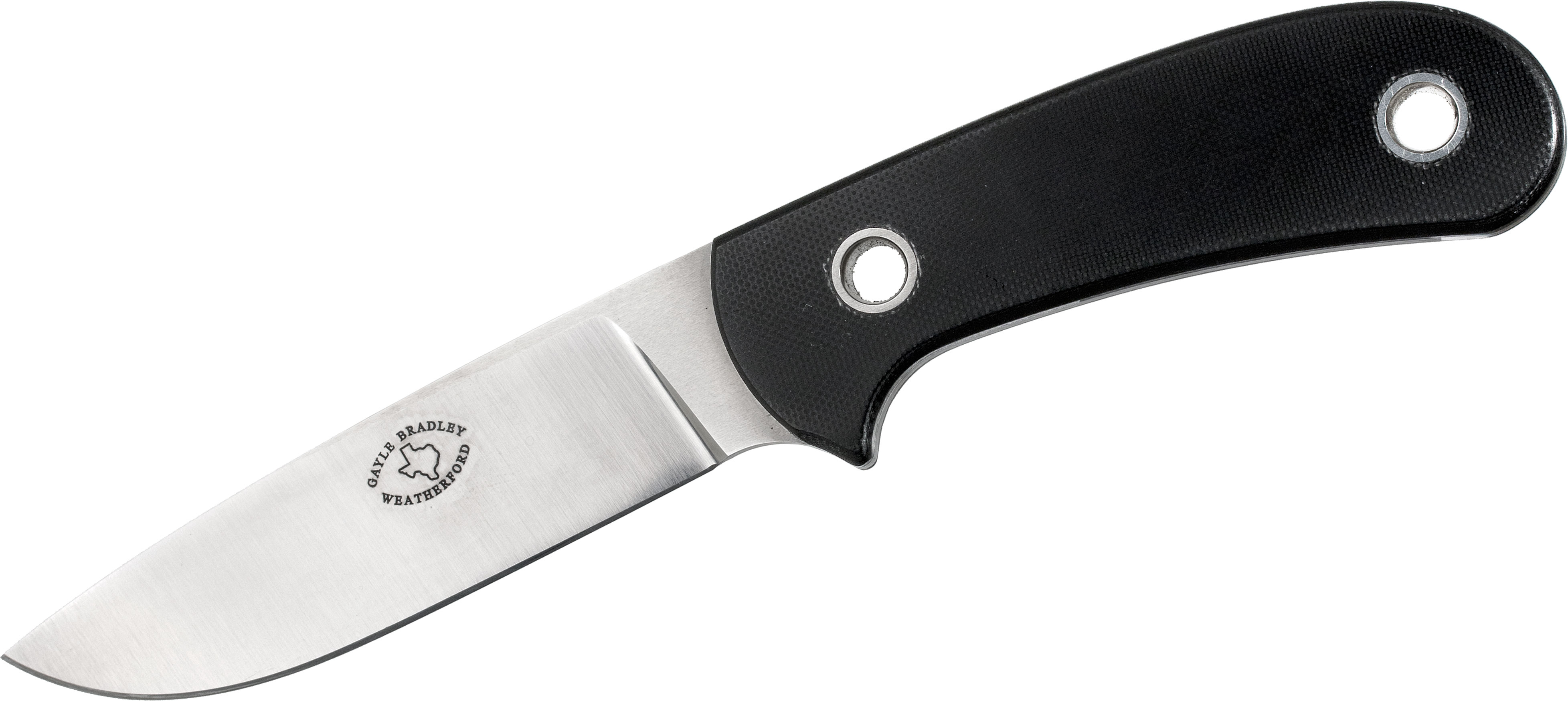 Gayle Bradley Custom Packer Fixed 4" PSF27 Drop Point Blade, G10 ...